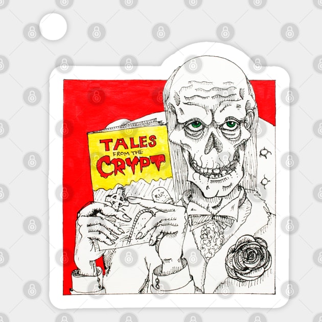The Crypt Keeper Tales - Classic Horror - Sticker | TeePublic